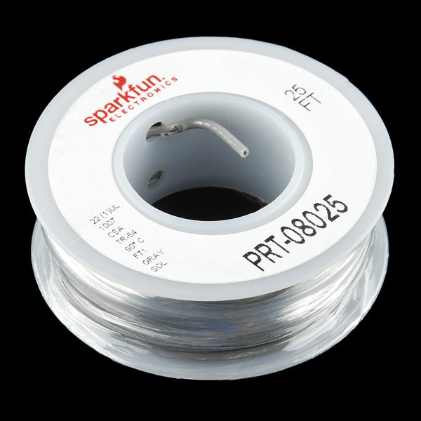 Hook-up Wire - Gray (22 AWG) — Robot Italy