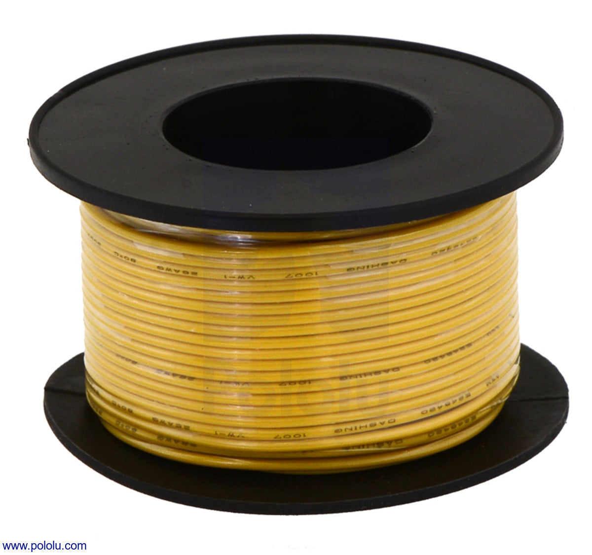 Stranded Wire: Yellow, 22 AWG, 50 Feet — Robot Italy