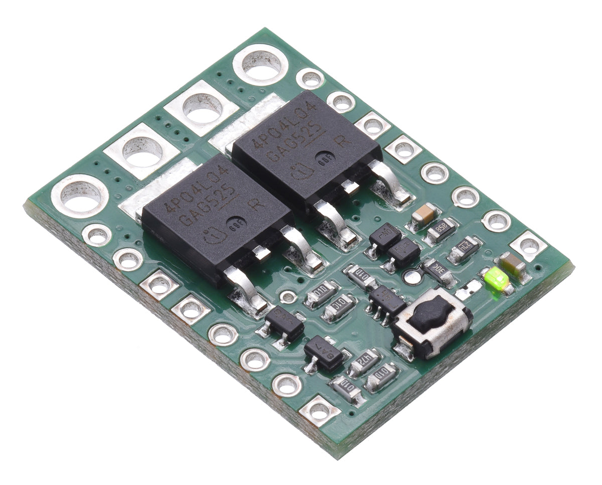 Big Pushbutton Power Switch with Reverse Voltage Protection, HP — Robot ...