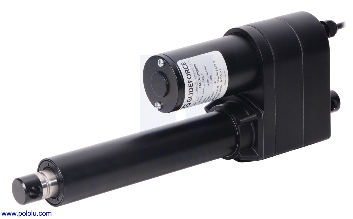 Glideforce LACT6-500AL Industrial-Duty Linear Actuator with Acme Drive ...
