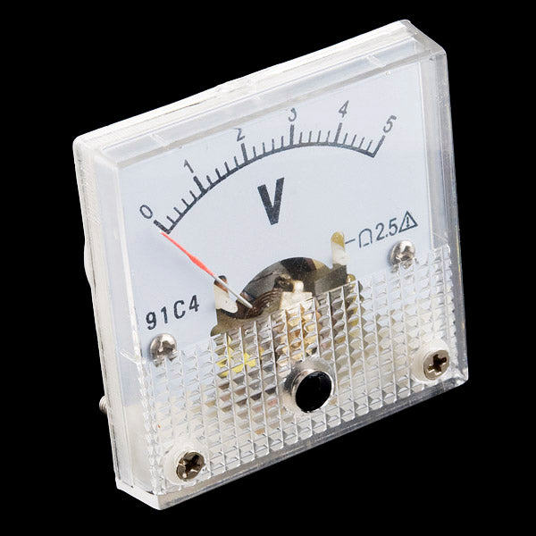Analog Panel Meter - 0 to 5 VDC — Robot Italy