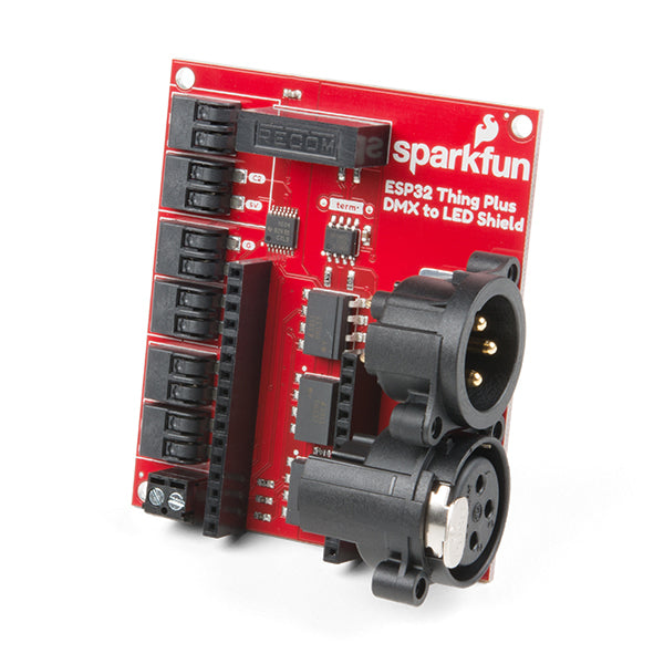 SparkFun ESP32 Thing Plus DMX to LED Shield — Robot Italy