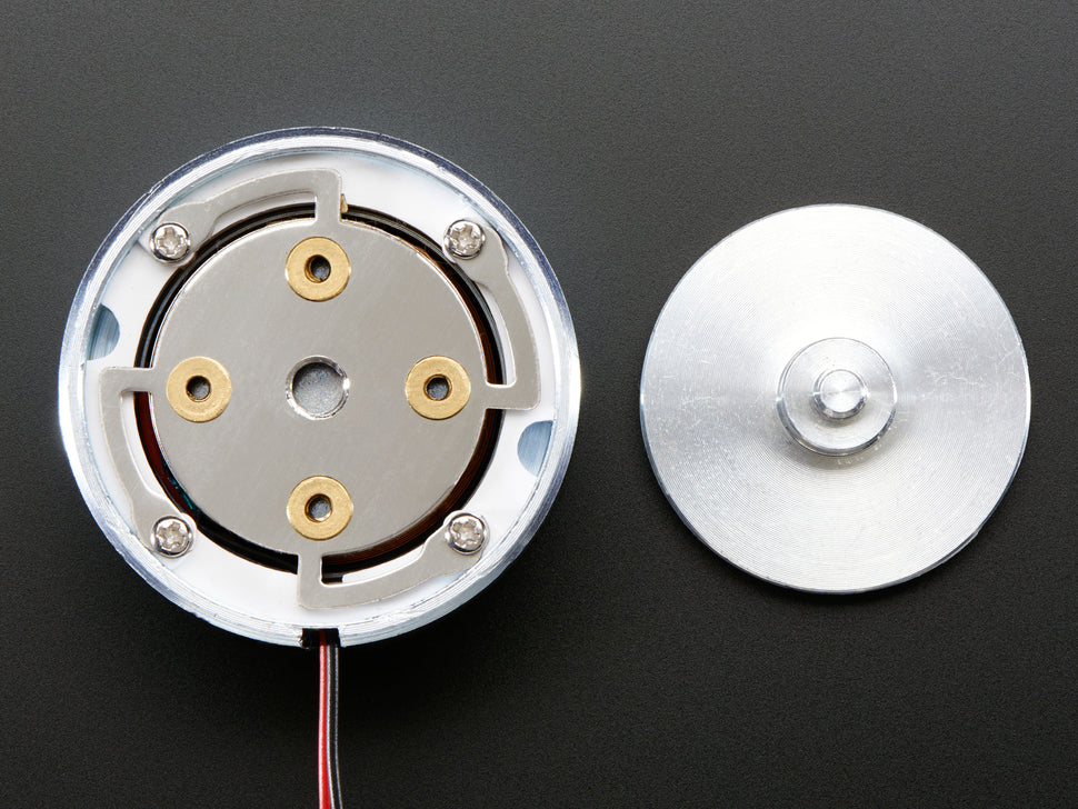 Large Surface Transducer with Wires - 4 Ohm 5 Watt — Robot Italy