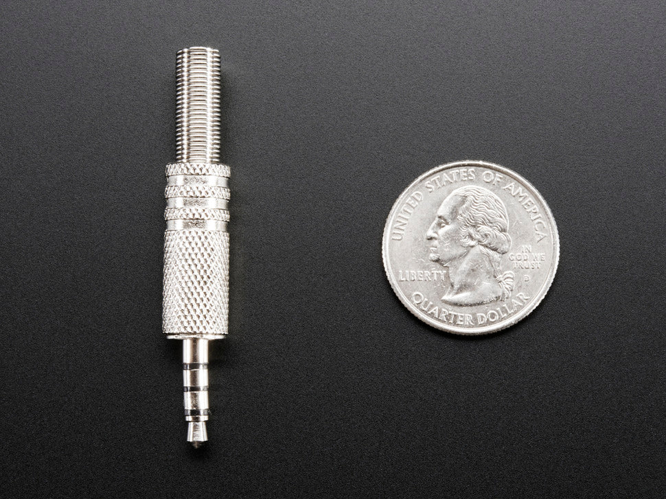 3.5mm (1/8") DIY 4-Pole (TRRS) Plug — Robot Italy