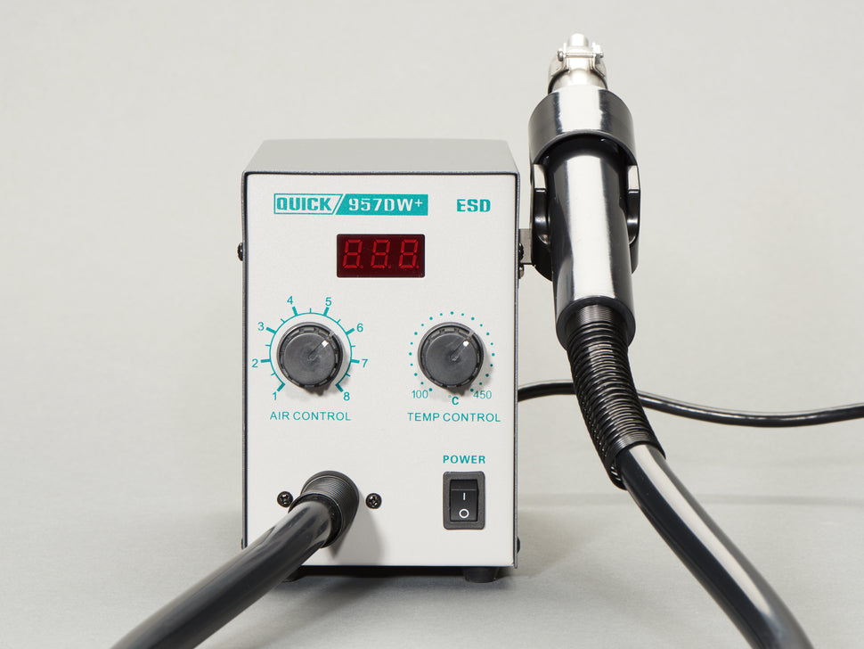 Hot Air Soldering Rework Station w/ Three Nozzles Quick 957DW+ — Robot ...