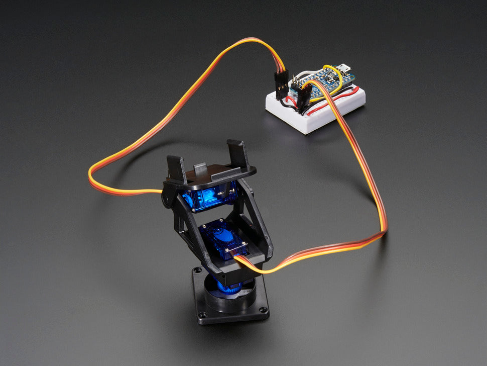 Mini Pan-Tilt Kit - Assembled with Micro Servos — Robot Italy