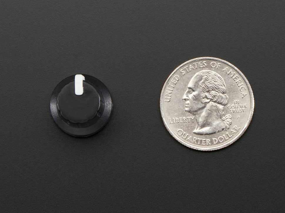 Potentiometer Knob - Soft Touch T18 - White — Robot Italy
