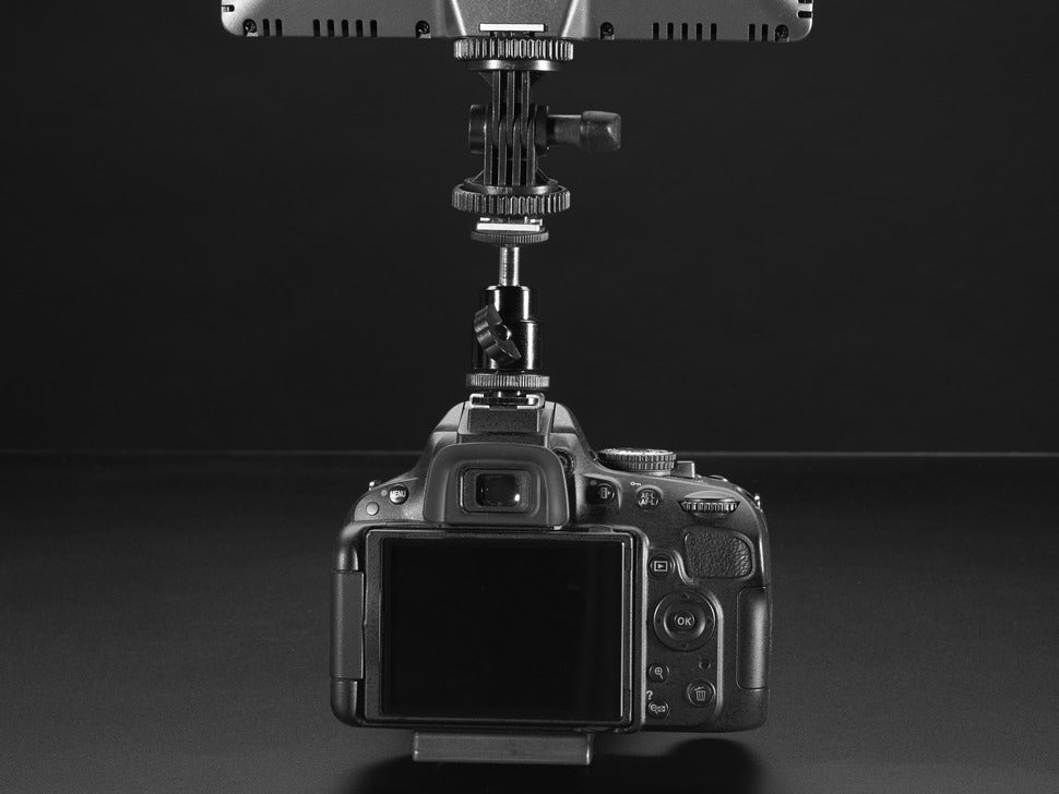 Swivel-Head Pan Tilt (PTZ) Shoe Mount Adapter — Robot Italy
