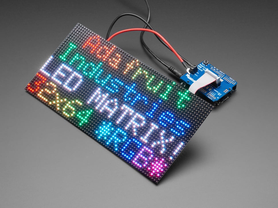 Adafruit Rgb Matrix Shield For Arduino — Robot Italy
