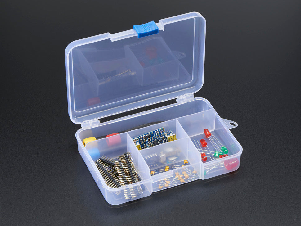 Latching 5-Compartment Storage Box — Robot Italy