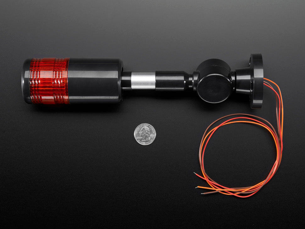 Tower Light - Red Alert Light with Buzzer - 12VDC — Robot Italy