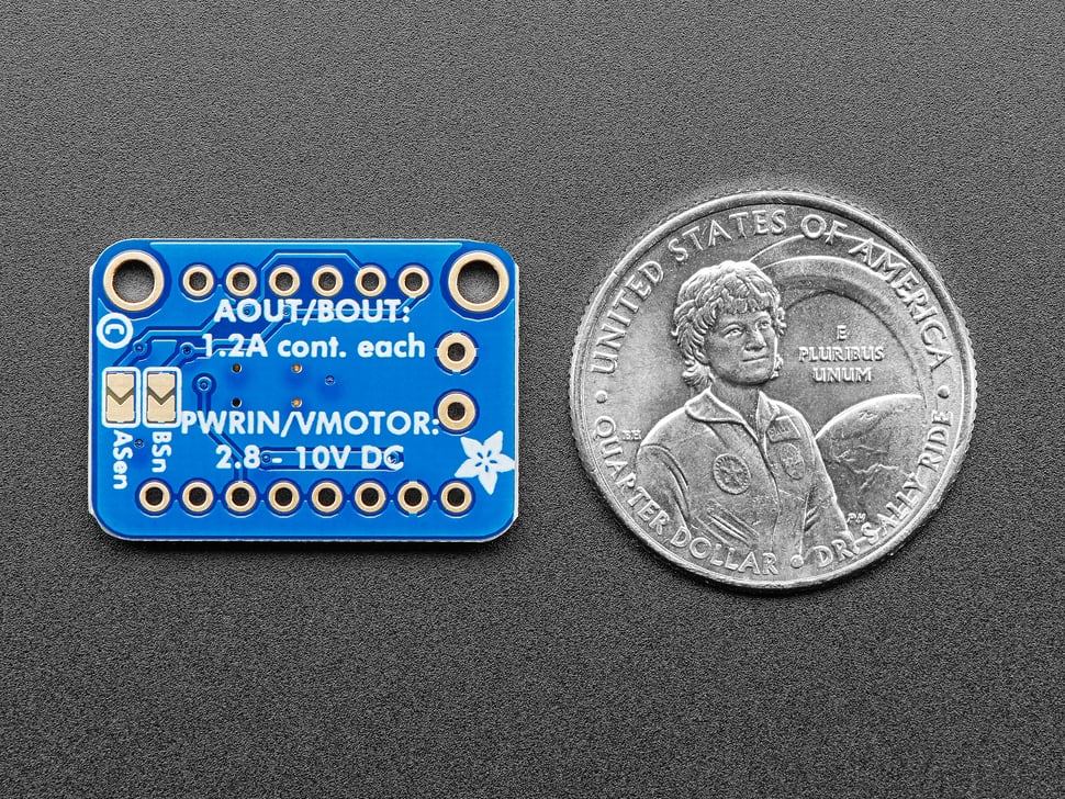 Adafruit DRV8833 DC/Stepper Motor Driver Breakout Board — Robot Italy