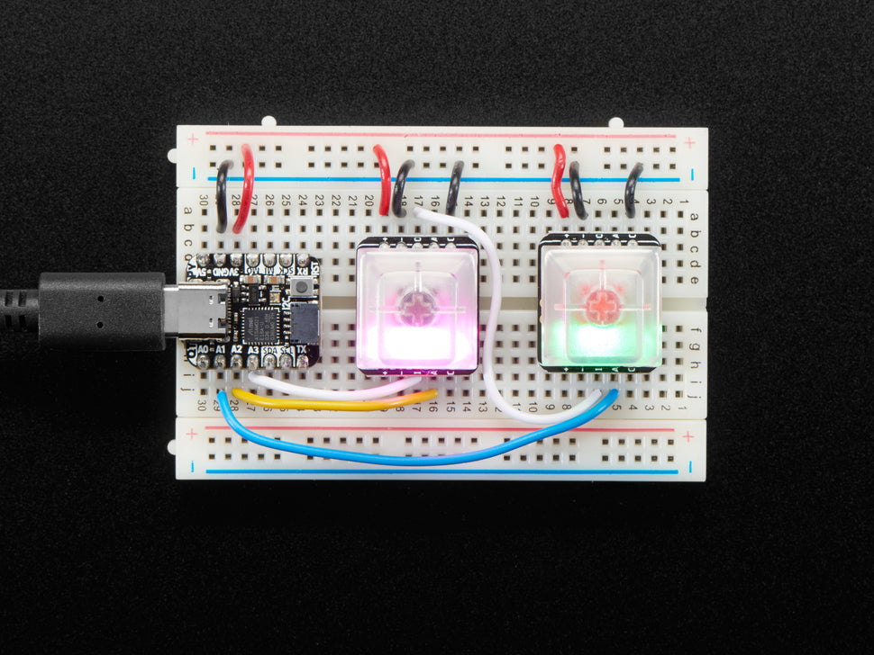 NeoKey Socket Breakout for Mechanical Key Switches with NeoPixel For M ...