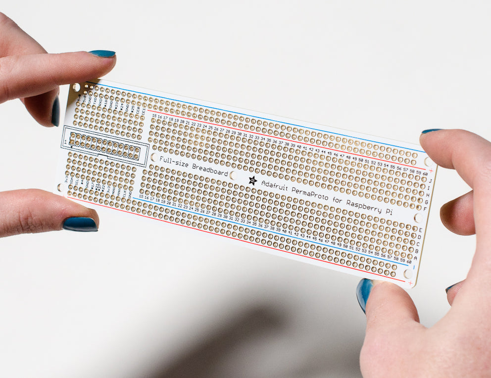 Adafruit Perma-Proto Raspberry Pi Breadboard PCB Kit — Robot Italy
