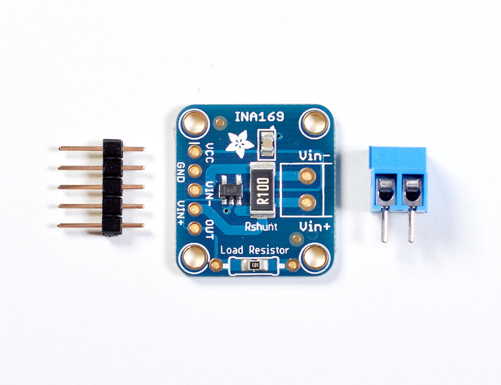 INA169 Analog DC Current Sensor Breakout - 60V 5A Max — Robot Italy