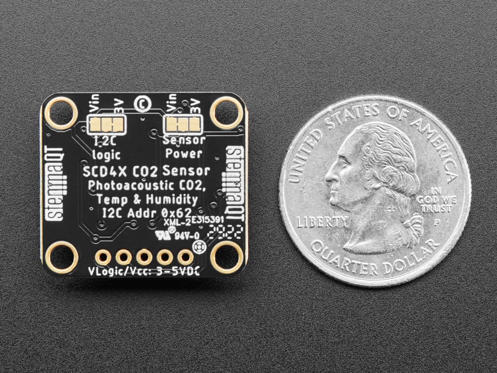 Adafruit SCD-40 - True CO2, Temperature and Humidity Sensor STEMMA QT ...