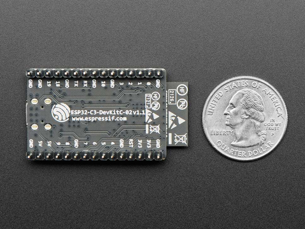 ESP32-C3 RISC V Developer Board - 4 MB SPI Flash DevKitC-02 ESP32-C3-W ...