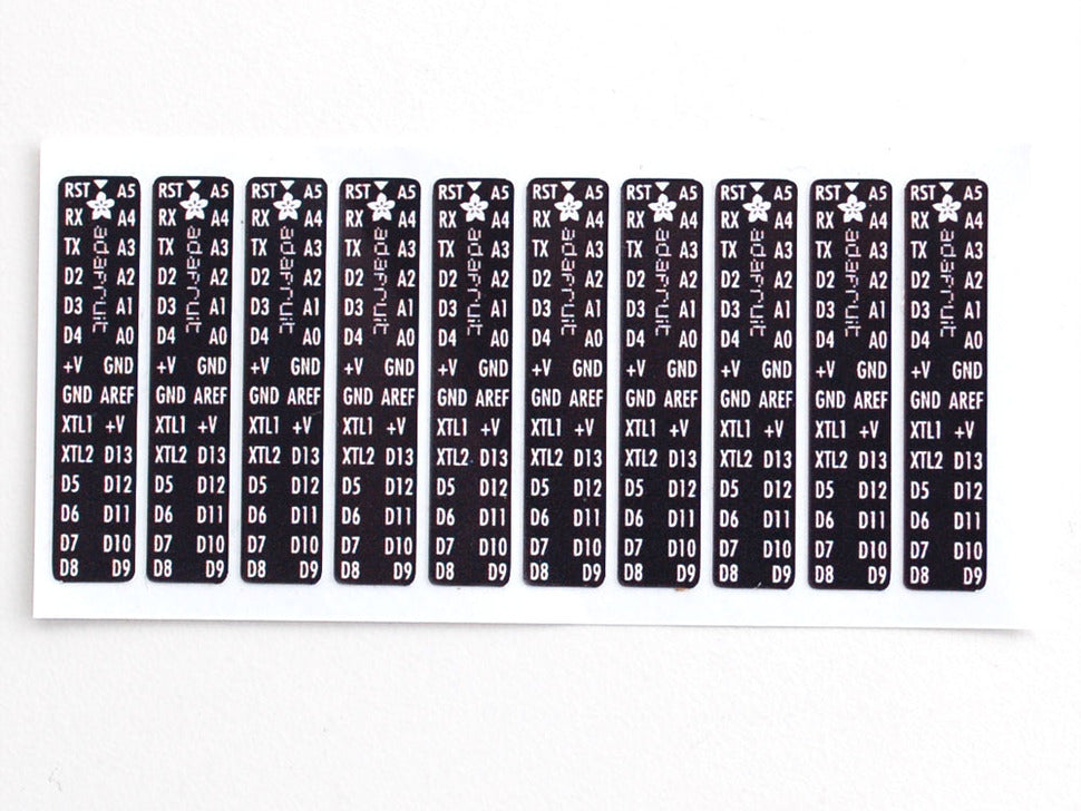Adafruit AVR Sticker for Breadboard Arduino-compatibles - 10 pcs ...