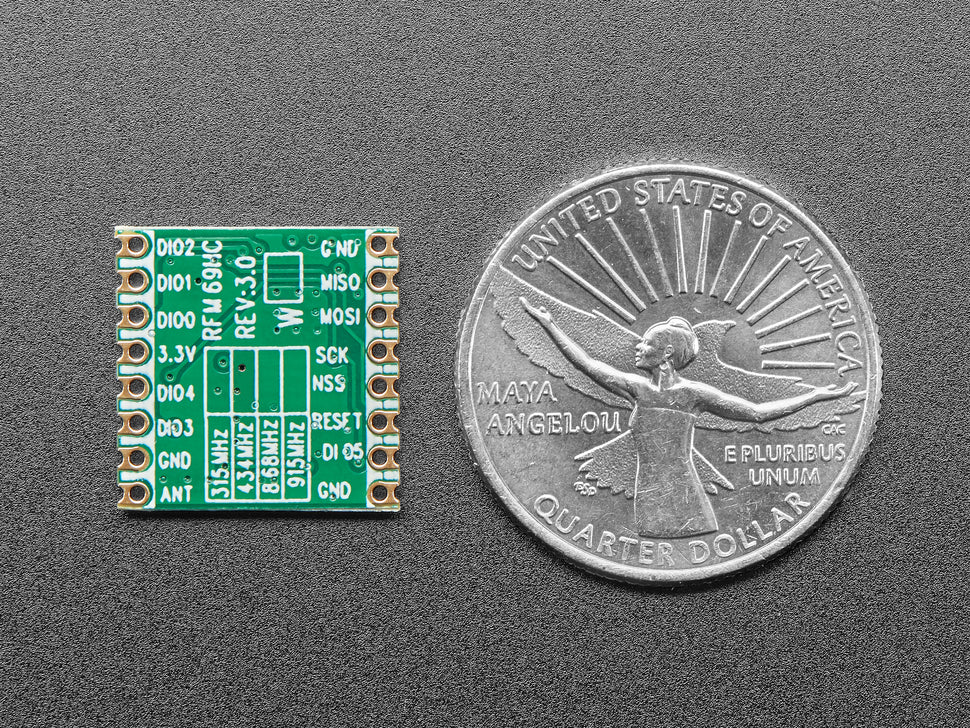 RFM69HCW 433 MHz Transceiver Radio Module — Robot Italy