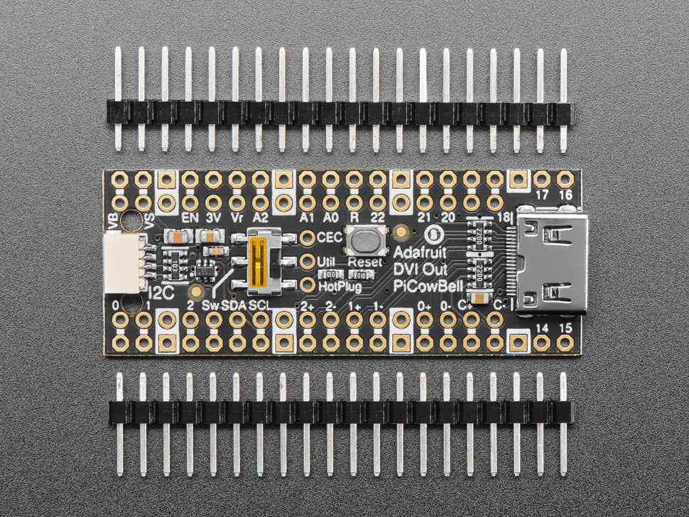 Adafruit PiCowbell DVI Output for Pico - Works with HDMI Display ...