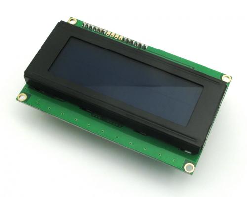 MuIn LCD 4x20 Blue - Multi Interface Display — Robot Italy