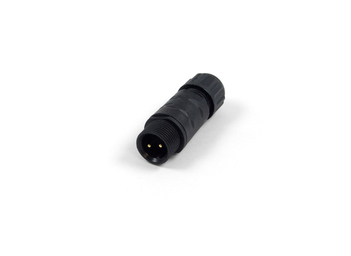 2-Pin Circular Cable Connector (Male) — Robot Italy
