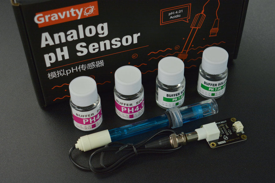 Gravity: Analog pH Sensor/Meter Kit V2 (Arduino & Raspberry Pi & micro ...