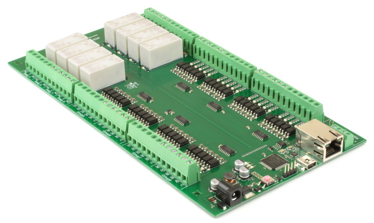 dS2408 - 8 relays and 40 opto inputs — Robot Italy