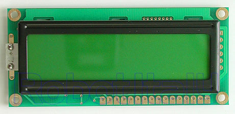 16x2 LCD Display - Green — Robot Italy