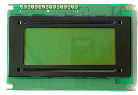 16x4 LCD Display - Green — Robot Italy