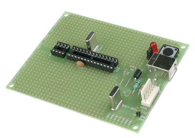 PICMicro 28pin 20Mhz USB Development Board — Robot Italy