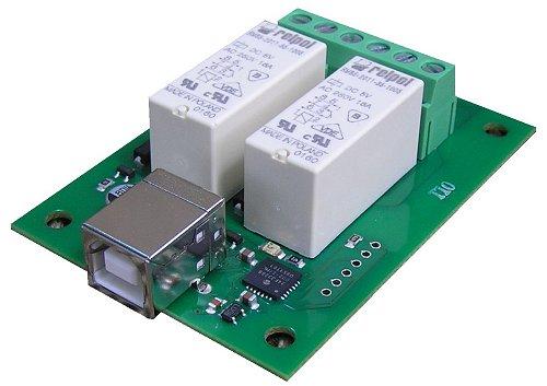 2 Channel USB Relay Module — Robot Italy